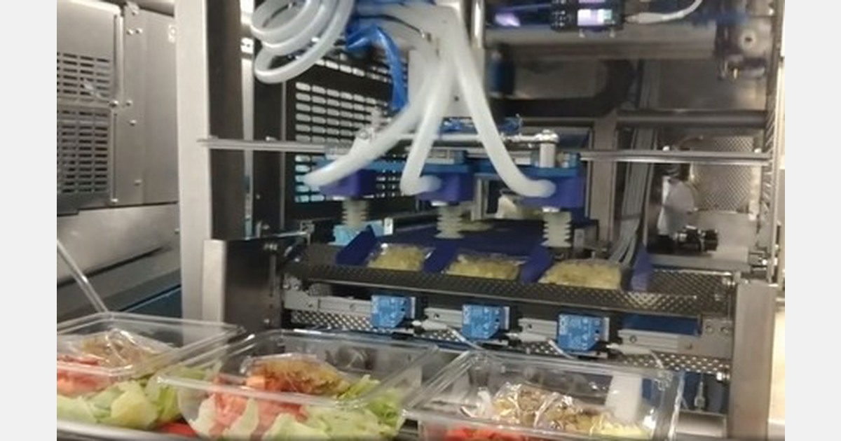 Dutch company builds salad robot