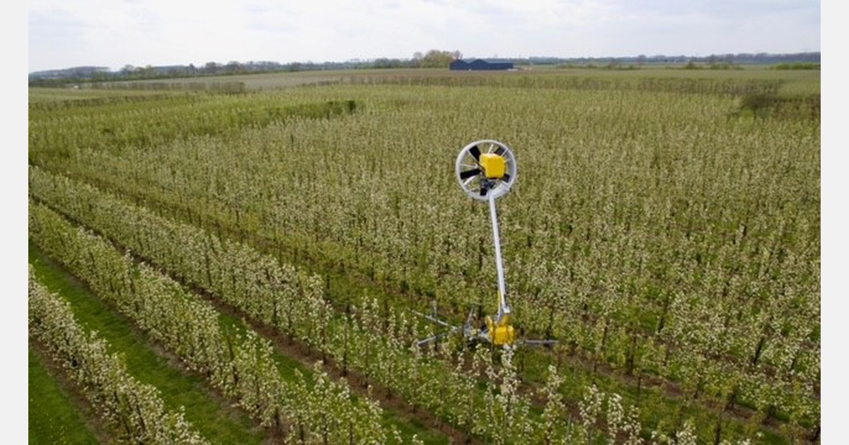 "Mobile night frost machine benefits our pear production, skin quality"