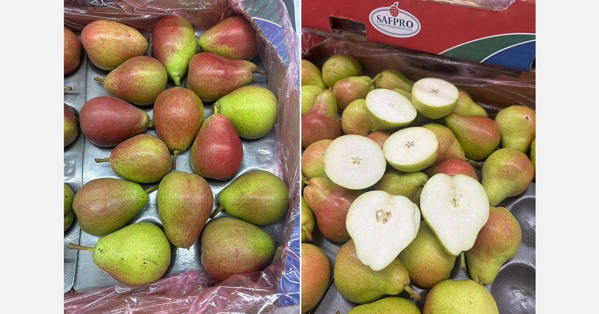 "Wholesalers still request blushed overseas pears, but in smaller ...