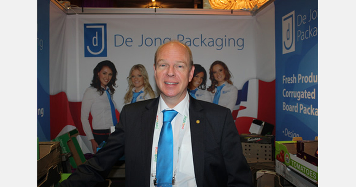 De Jong Verpakking stall holder at Amsterdam Produce Show