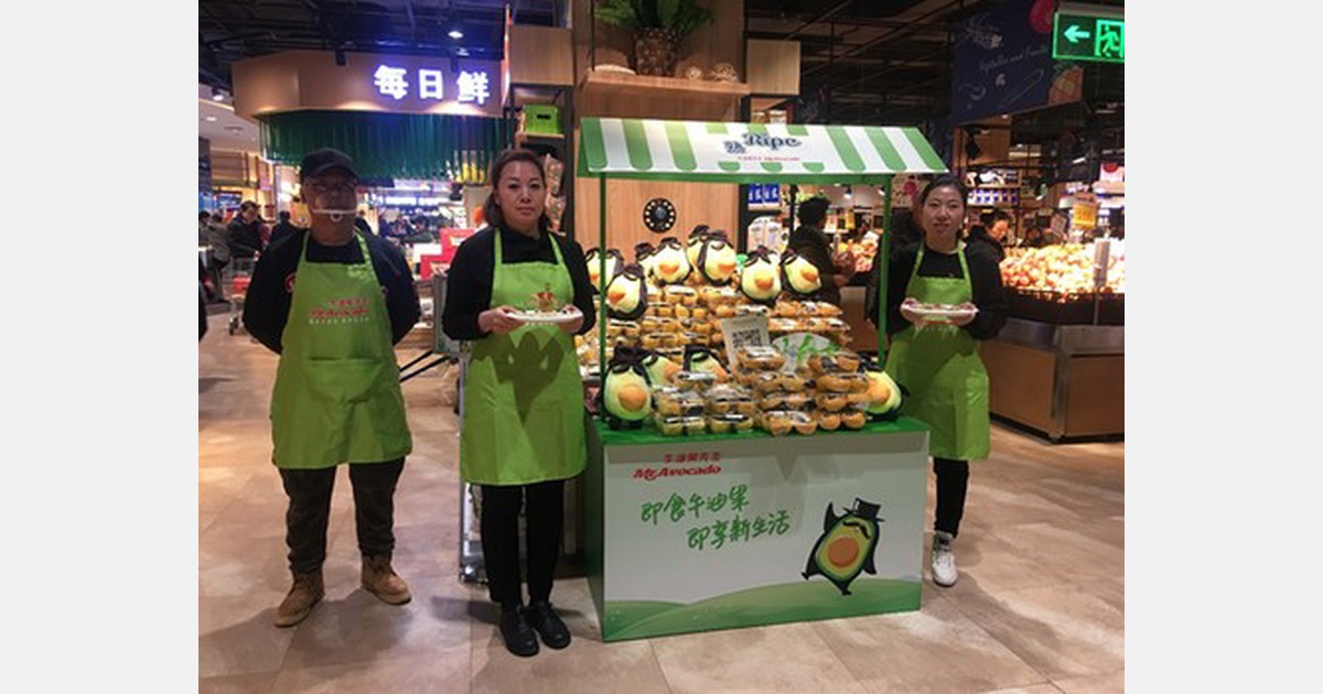 Mr. Avocado brings ready-to-eat avocados to Harbin, China