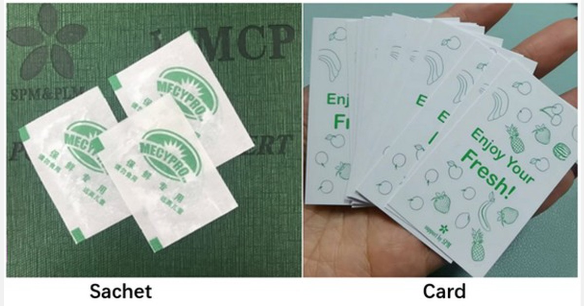 "The market response to fresh-keeping sachets and cards that can be ...