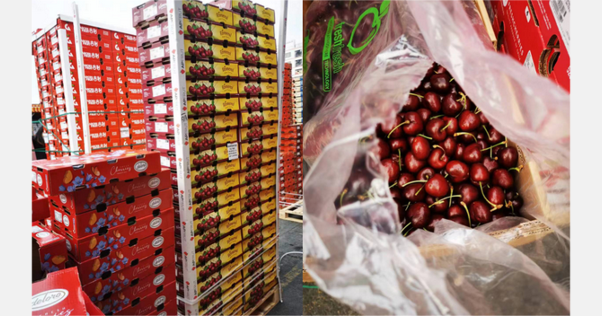 Imported cherries dominate the market, and durian prices continue to rise
