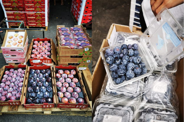 Small amount of Peruvian blueberries arrived, Cambria oranges from ...