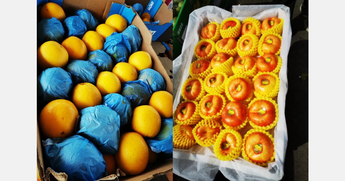 Prices of imported citrus rebounded slightly, apples slow to sell