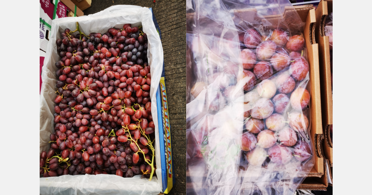 Cherry prices have slightly rebounded while Australian Crimson grapes ...