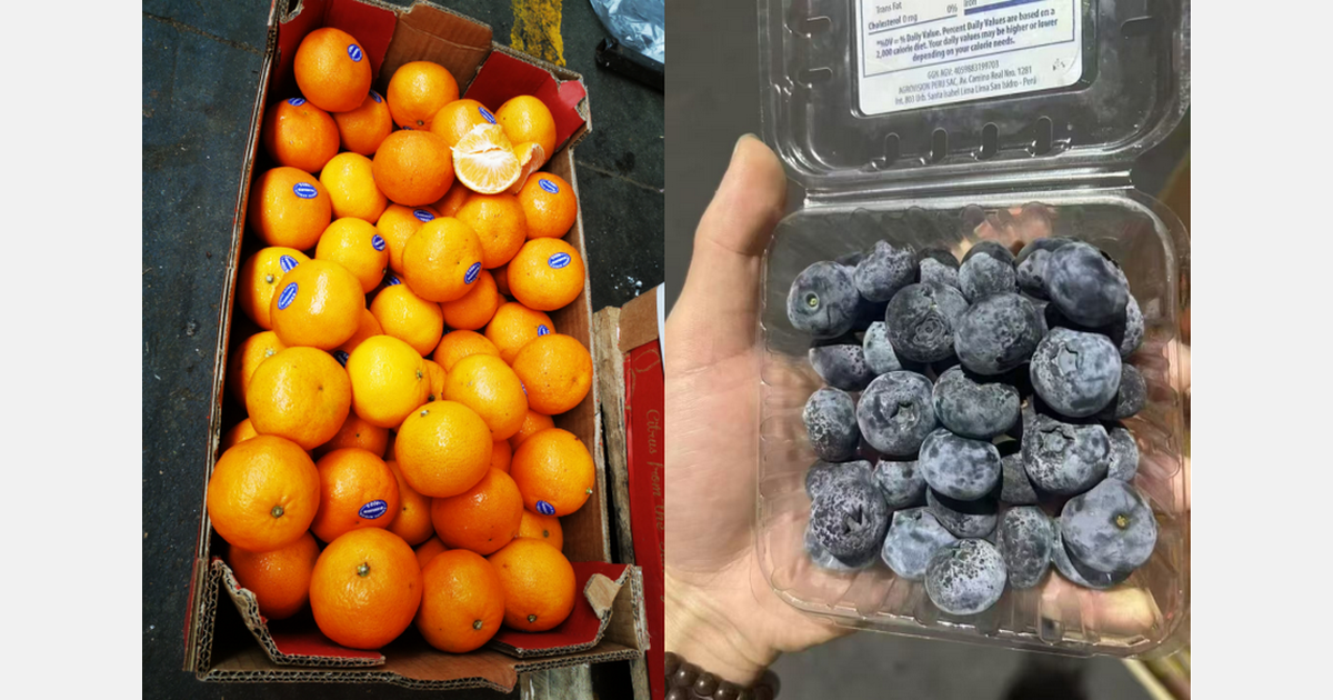 New season Peruvian blueberries arrive on the market as the imported ...