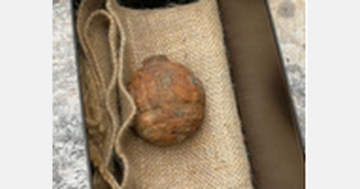 German WWI grenade found in potato shipment
