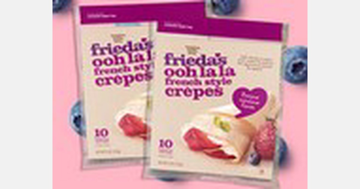 Crepe product introduced to cross-merchandise with berries