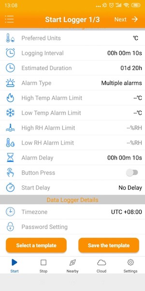 New Elitech LogEt 8 BLE Multi-use PDF Temperature Data Logger