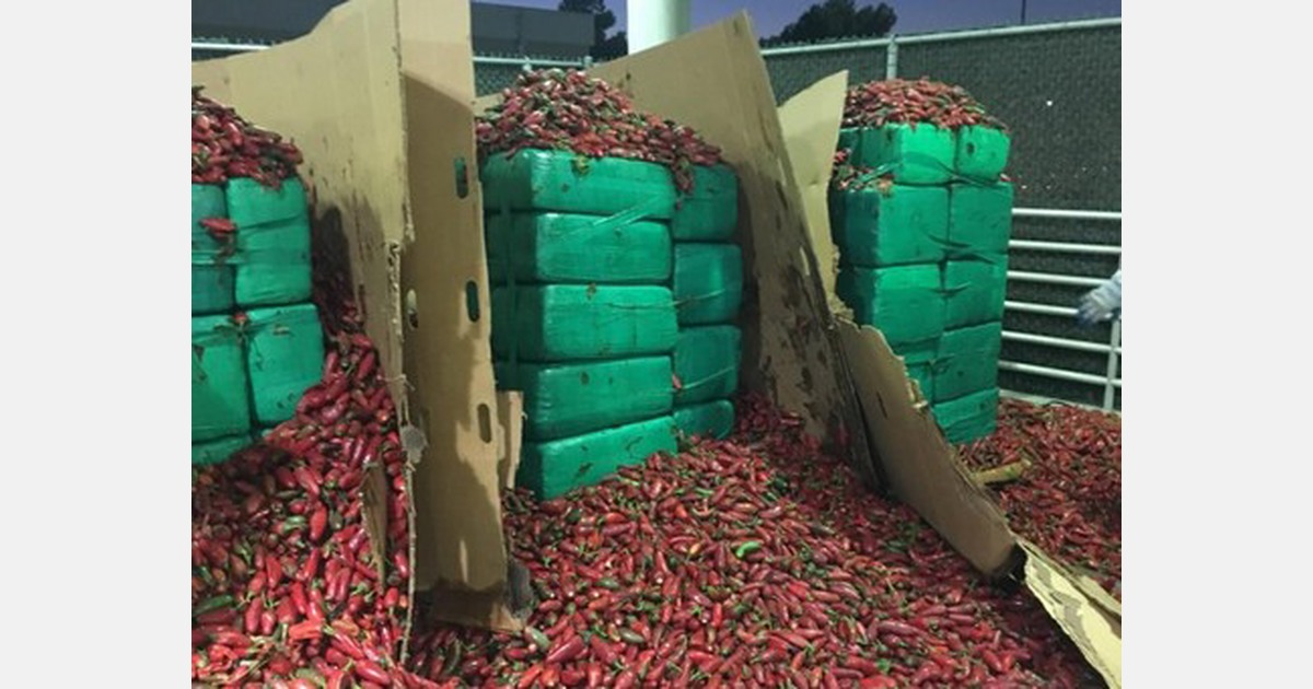CBP officers find 4 tons of marijuana inside a Jalapeño pepper shipment