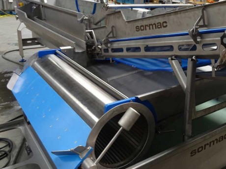 New spiral washer has capacities up to 3000 kg/hr