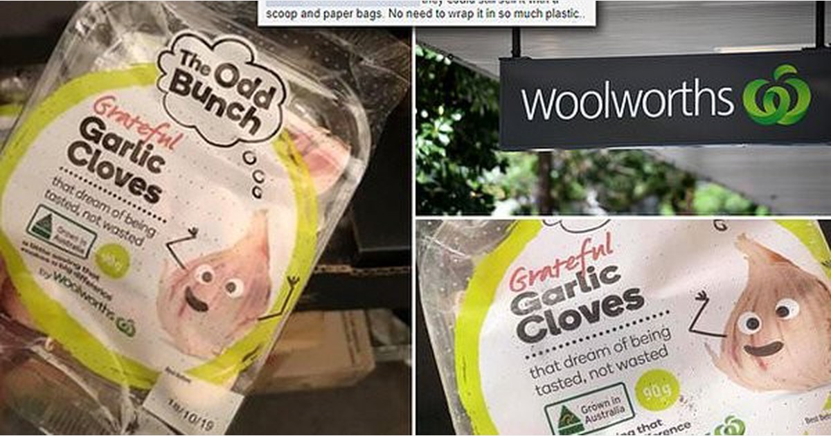 Online outrage as Woolworths sells garlic cloves packaged in plastic