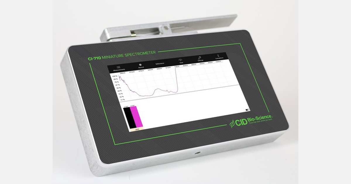 Updated Field Spectrometer to be demonstrated at international conference