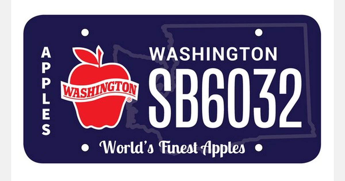 WA Apple Commission proposes new specialty apple license plate