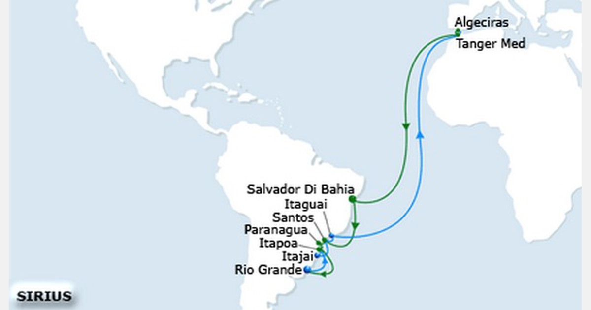 CMA CGM to reorganize its SIRIUS service