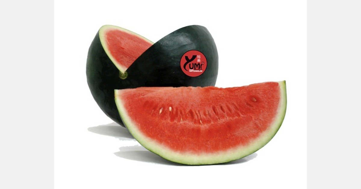 US: YUMI organic black seedless watermelon to be available 3rd week of June