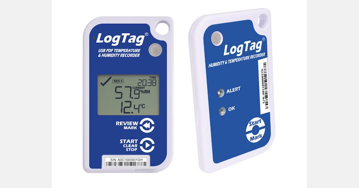 Monitor temperature and humidity for perishables with LogTag data recorders