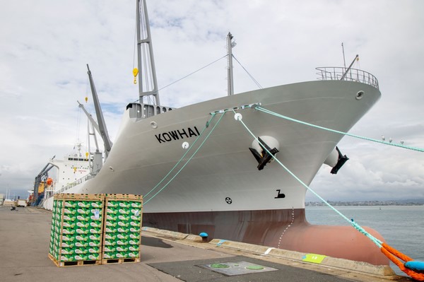 Zespri welcomes new Fresh Carriers vessel MV Kowhai into its shipping fleet