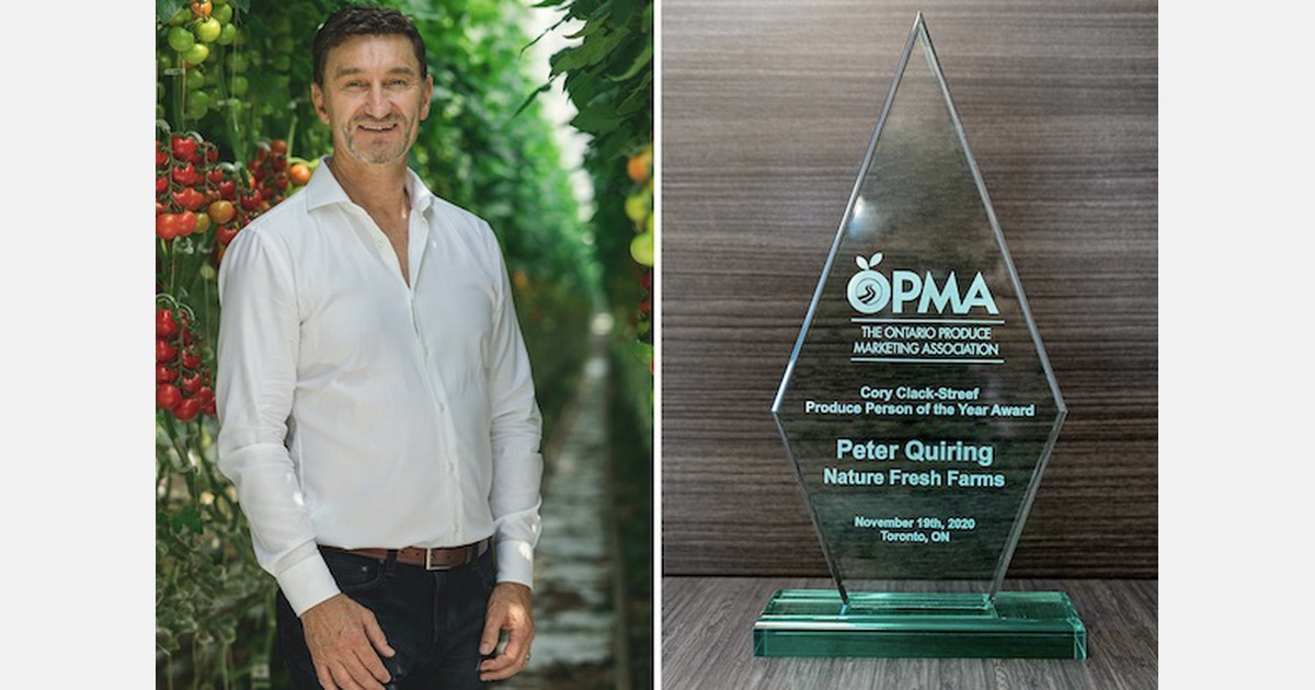 Peter Quiring receives OPMA’s Cory Clack-Streef Produce Person of the ...