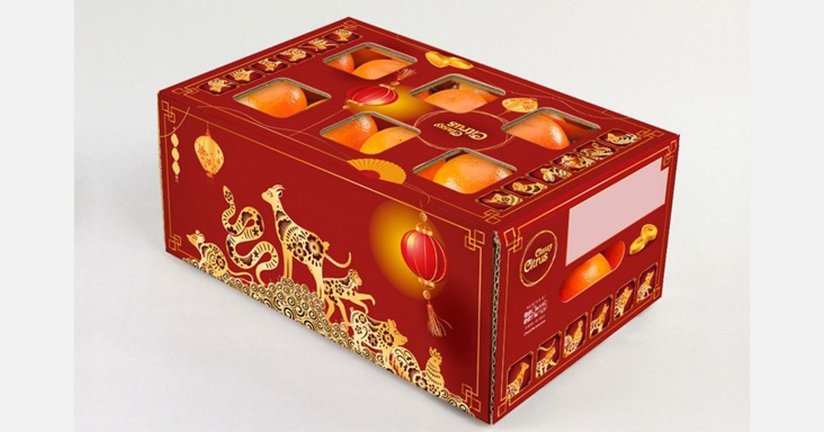 Citrus cartons unveiled for Lunar New Year
