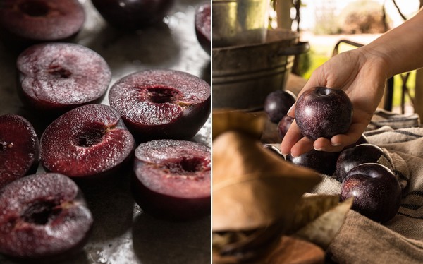 Antioxidant-rich Queen Garnet plum now in season