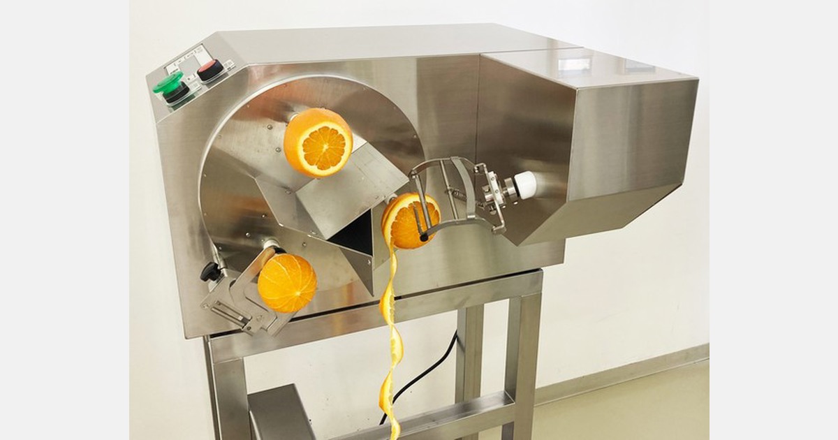 Industrial fruit peeling machine balances maximum capacity and minimum ...