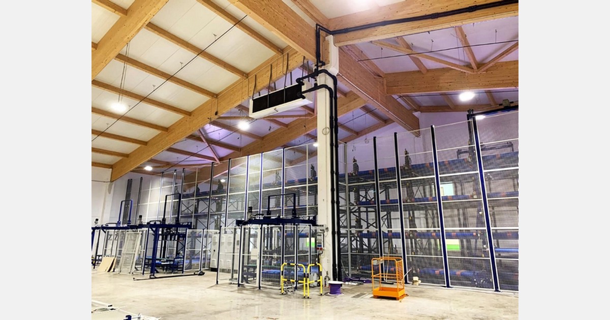 Automated buffer system at Gemüsebau Steiner