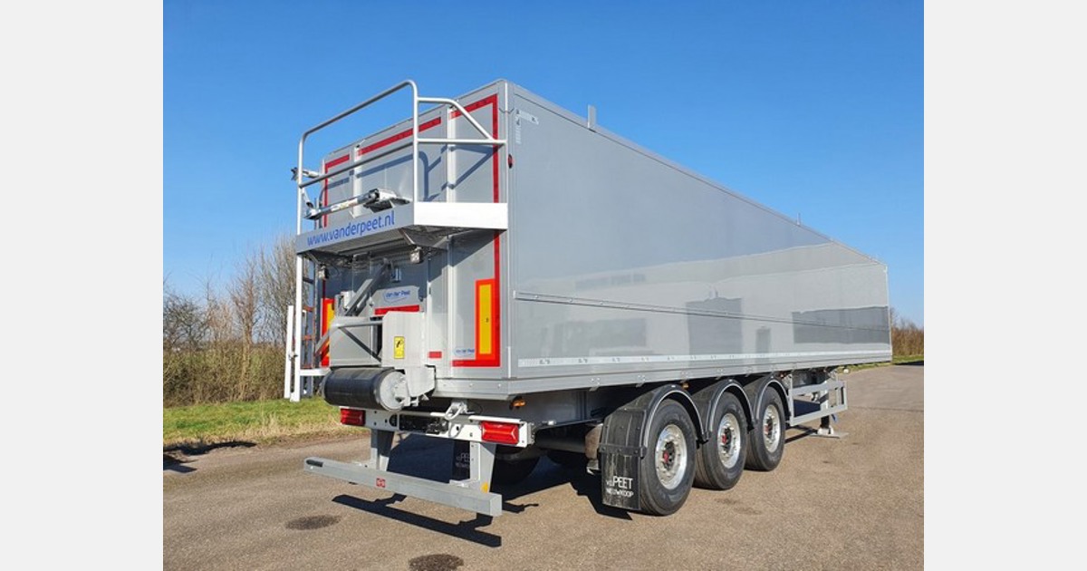 Two belt trailers specifically for transporting potatoes