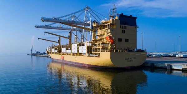 Port of Gulfport welcomes Dole's newest container vessels