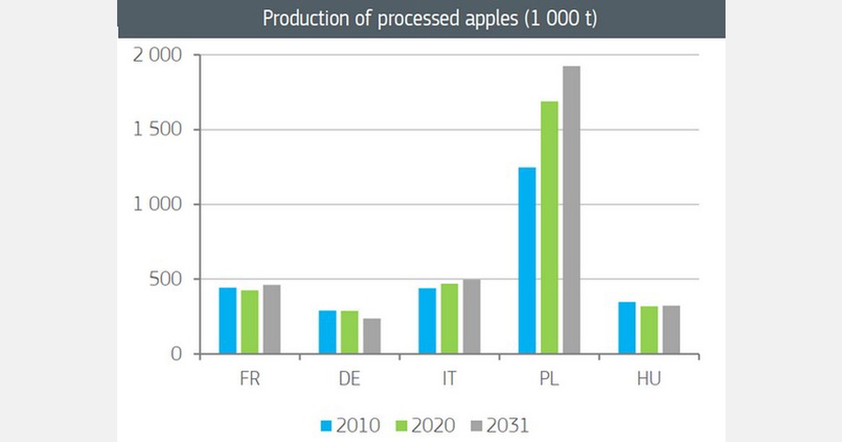 Processed apples – spotlight on main producing countries