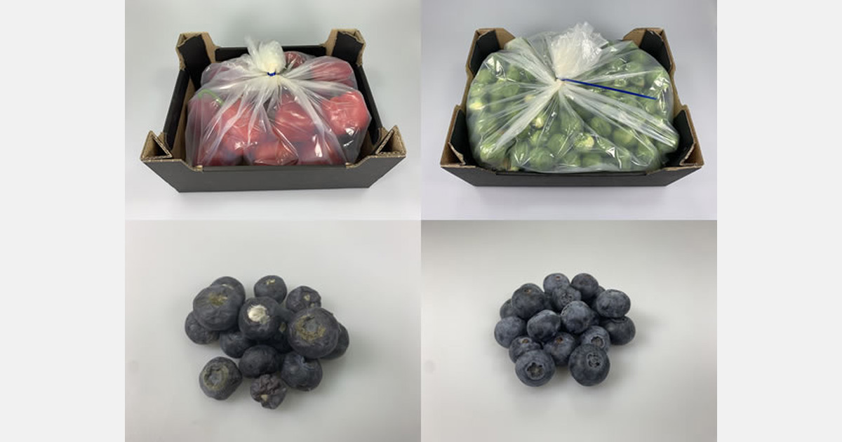 Laser microperforated packaging prevents fresh produce waste