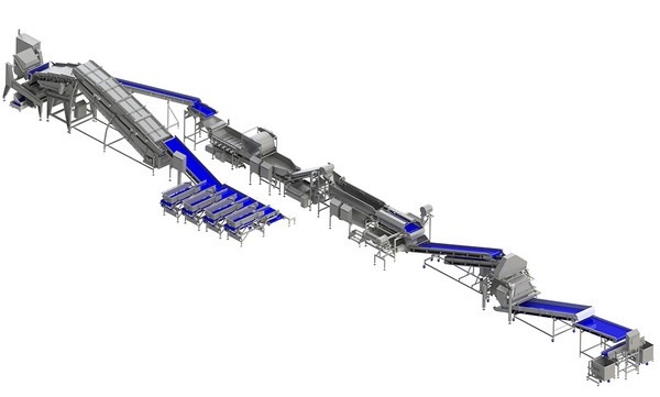 "New processing line presented to the fresh-cut industry"
