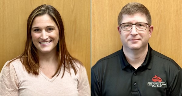 Two new hires at Pete Pappas & Sons