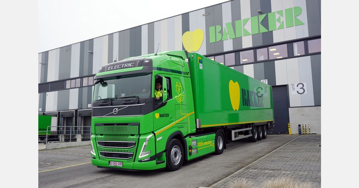 E-truck to deliver 18 million kilograms of fruit and veg every year