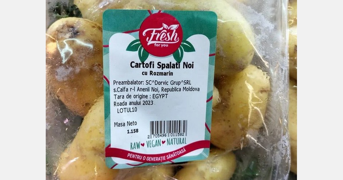 Expensive imported potatoes of the 2023 harvest became available on the ...