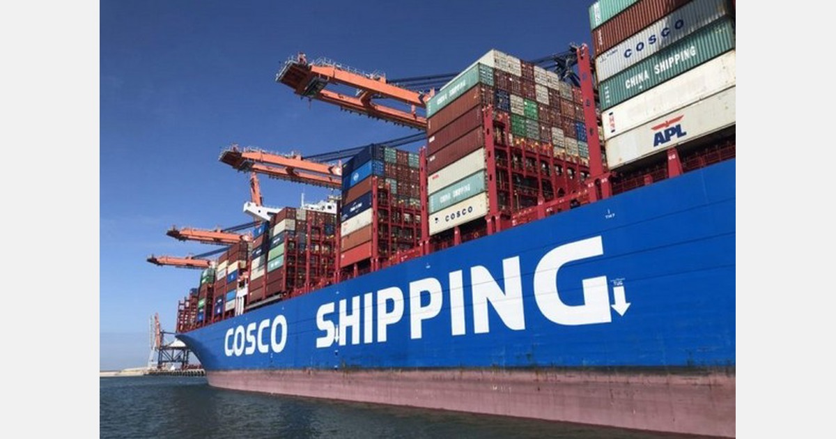 COSCO launches East Coast of South America to Europe Service