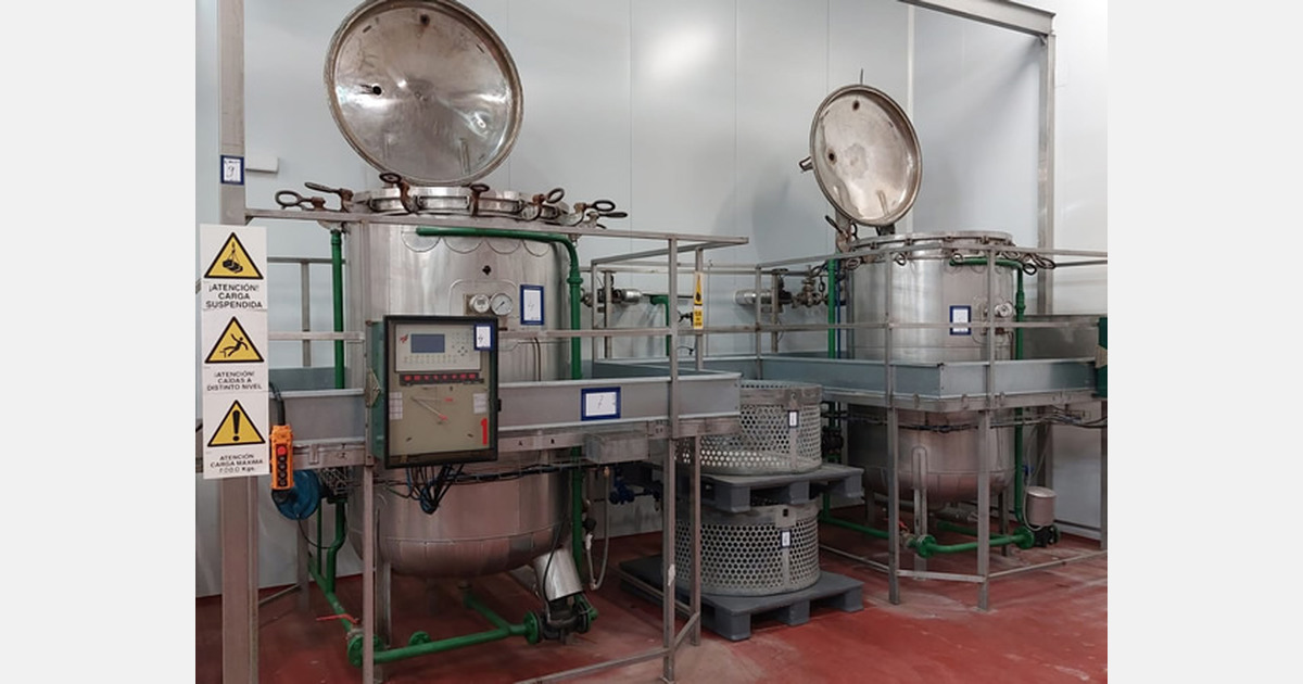 Jam production lines and more offered at online auction