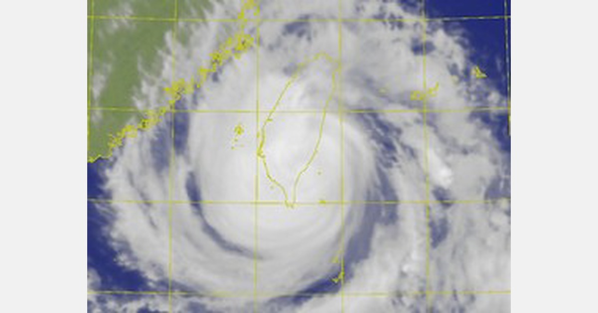Typhoon Haikui makes second landfall in Taiwan