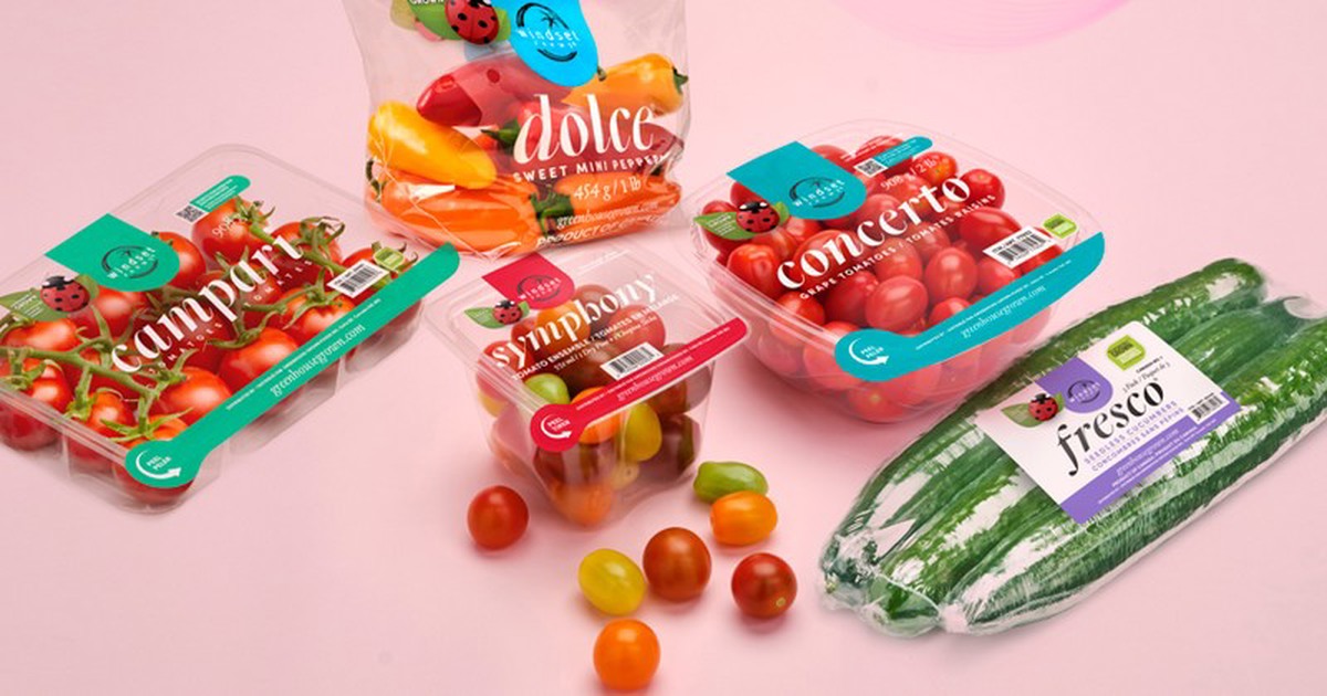 Brand refresh and new packaging approach for greenhouse vegetables unveiled