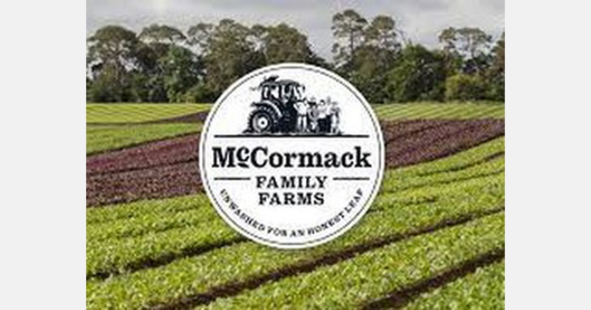 Revenues increase by 13% at McCormack Farms