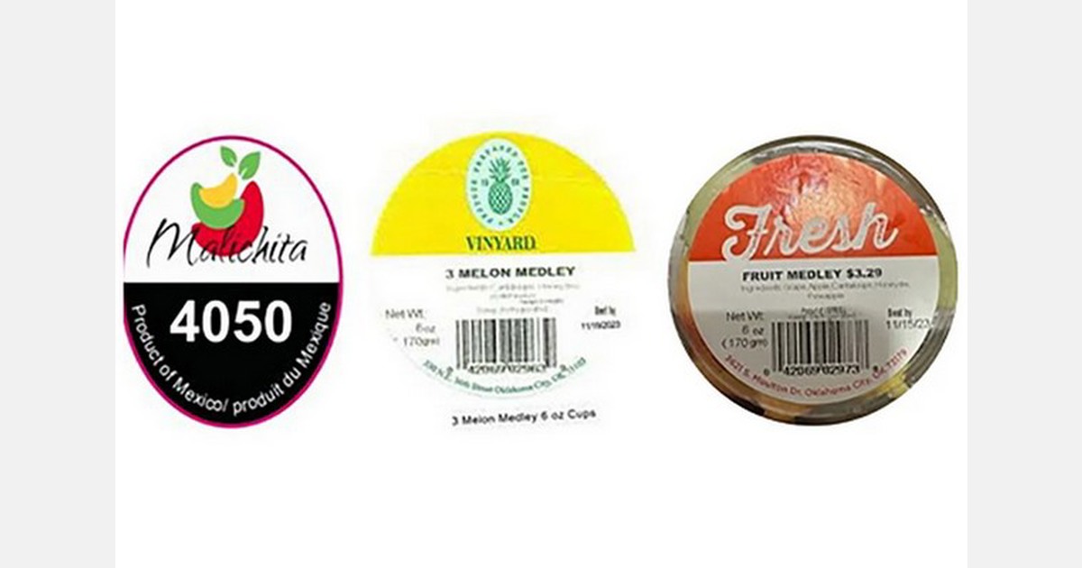 Various brands of Fresh Cut Fruit recalled due to Salmonella