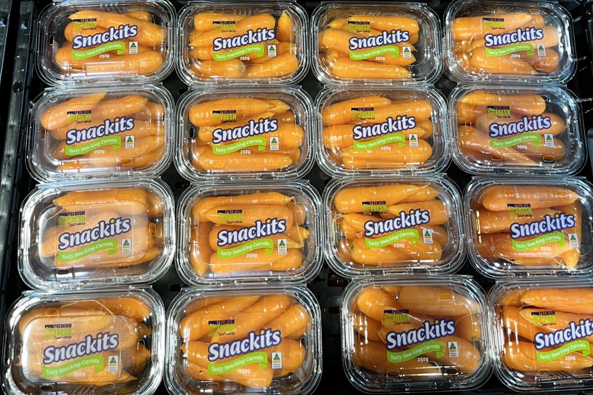 “We use a special exclusive variety for the snack packs, it is sweeter ...