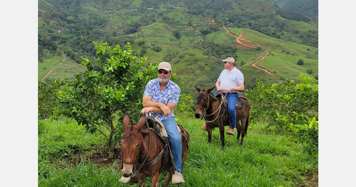 “Leave your chair and get on the back of a mule in Colombia”