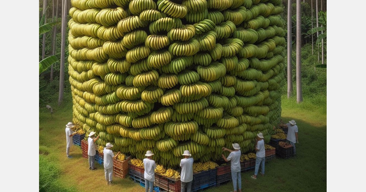 The largest bunch of bananas ever counted, with 473 bananas, is still ...