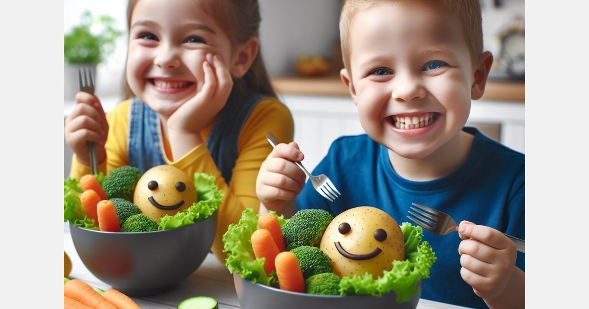 Children eat 52% more vegetables if they are given with fun potato smileys