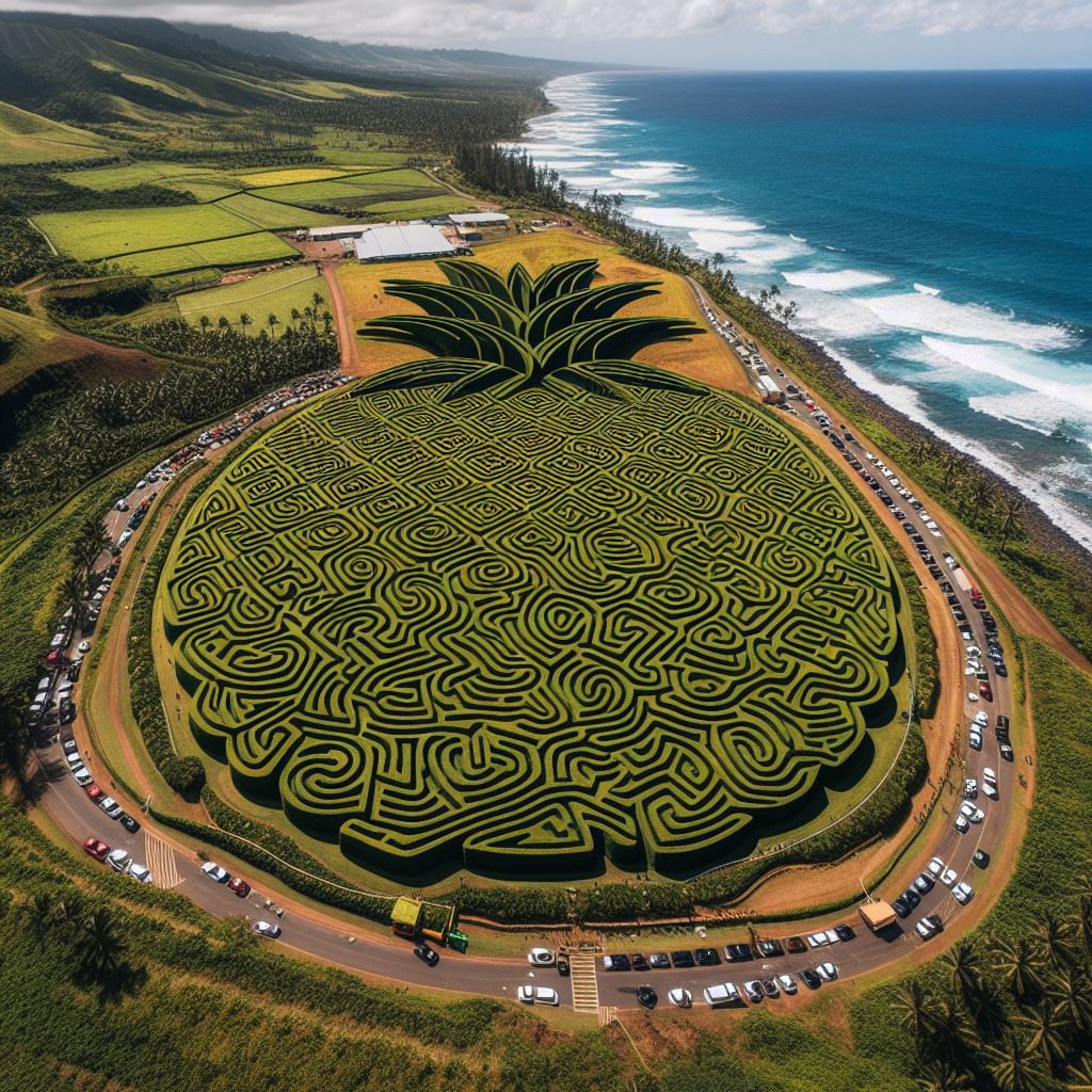 World's largest pineapple maze