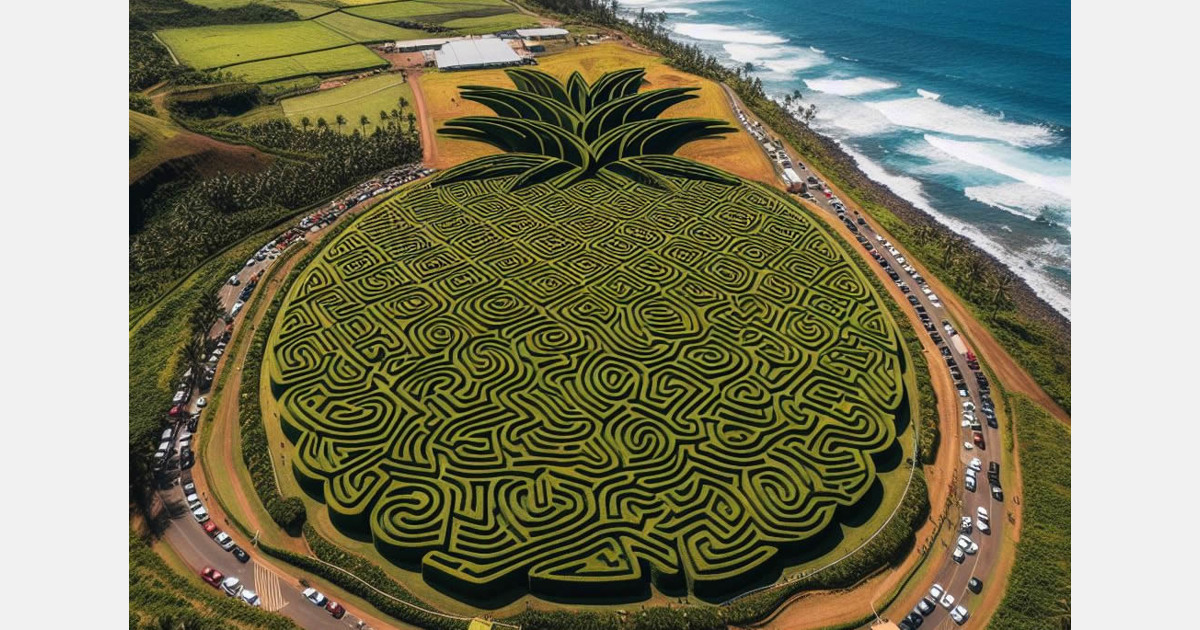 World's largest pineapple maze
