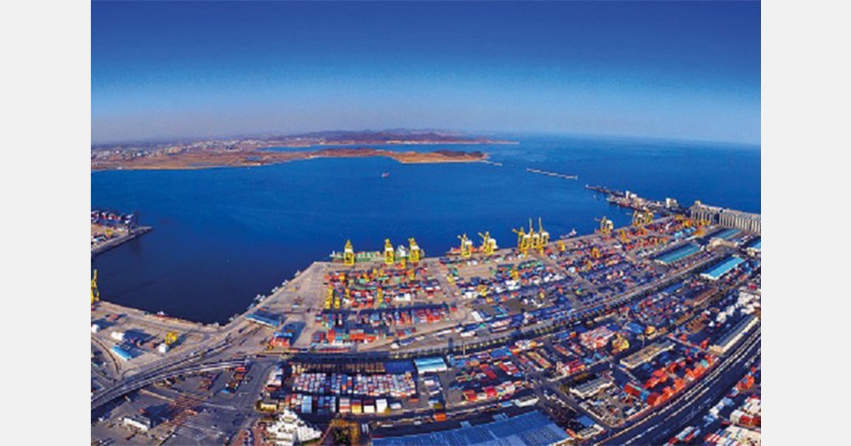 Northeastern Chinese port launches container ship route to South America