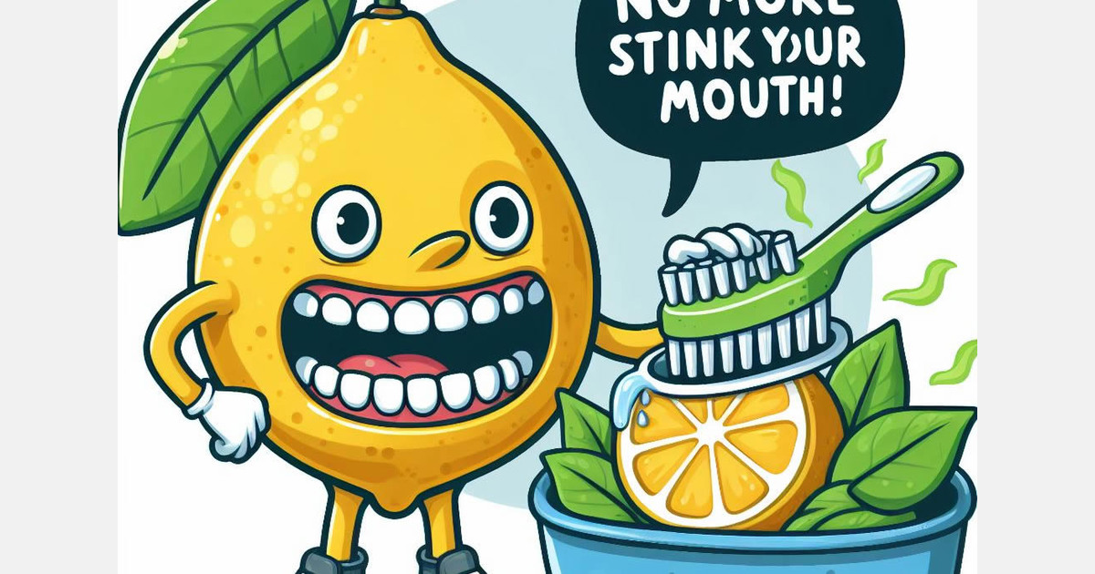 Lemons combat bad breath